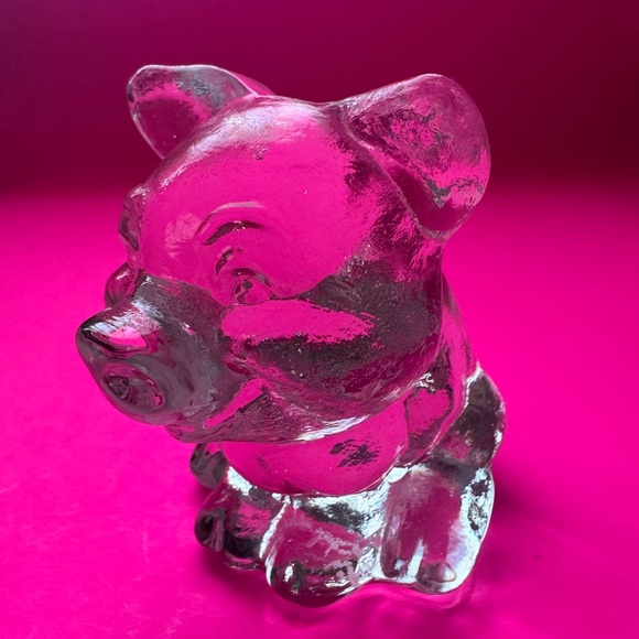 Goebel | Art | Vintage Goebel Pig Crystal Art Glass Figurinepaperweight ...